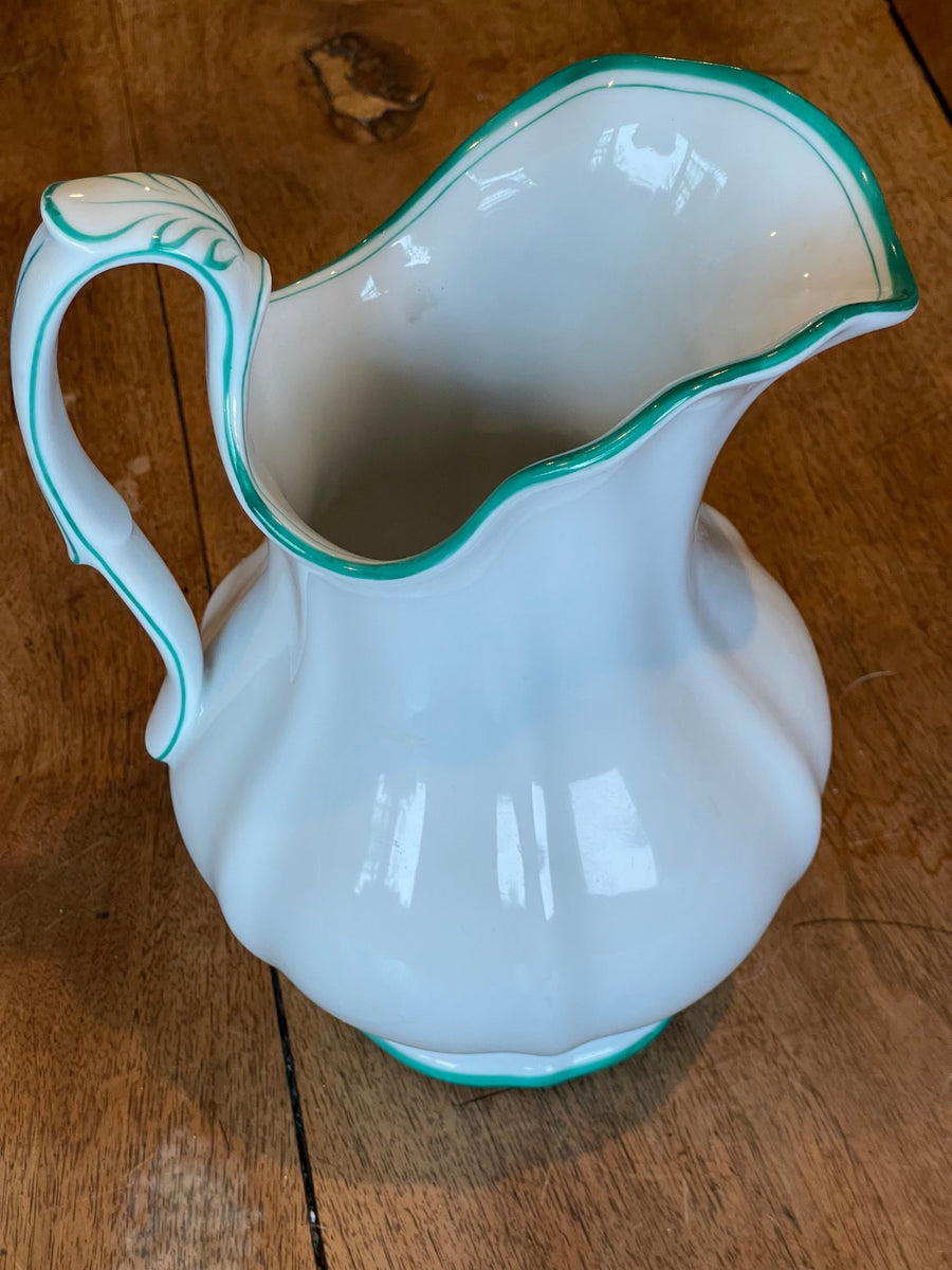 German (KPM Mark) Tall Porcelain Flower Vase / Pitcher – The Celtic Farm