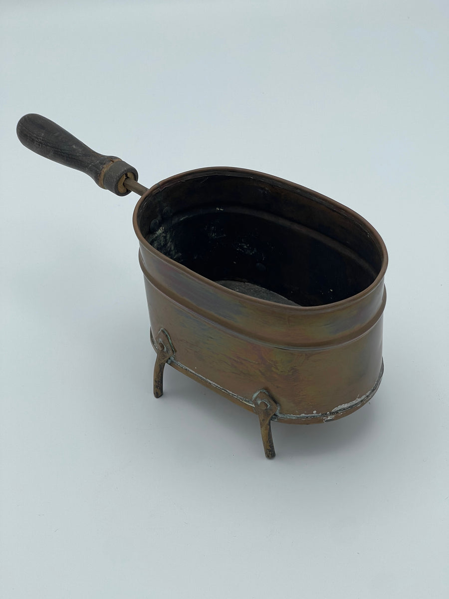 Vintage Copper Warmer Pot with Wood Handle made in Holland – The Celtic ...