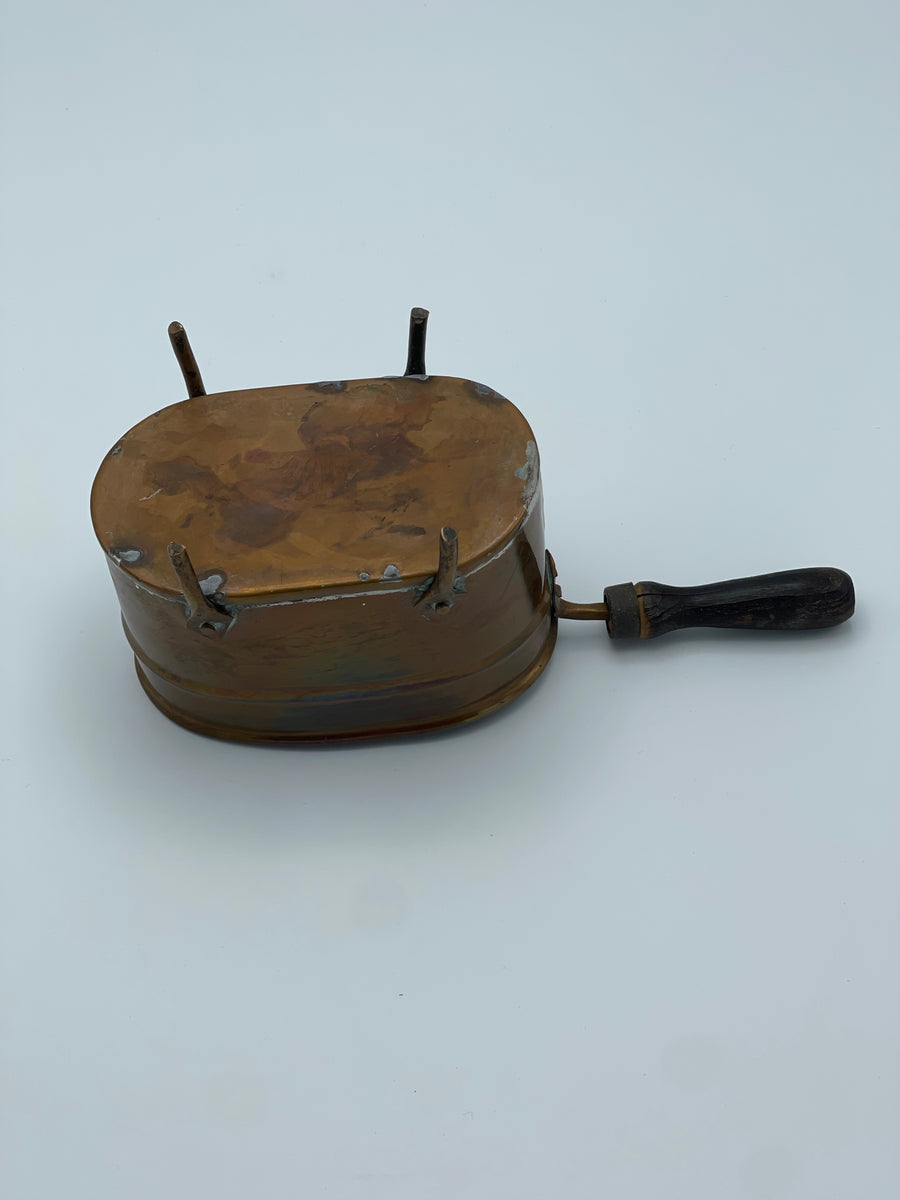 Vintage Copper Warmer Pot with Wood Handle made in Holland – The Celtic ...