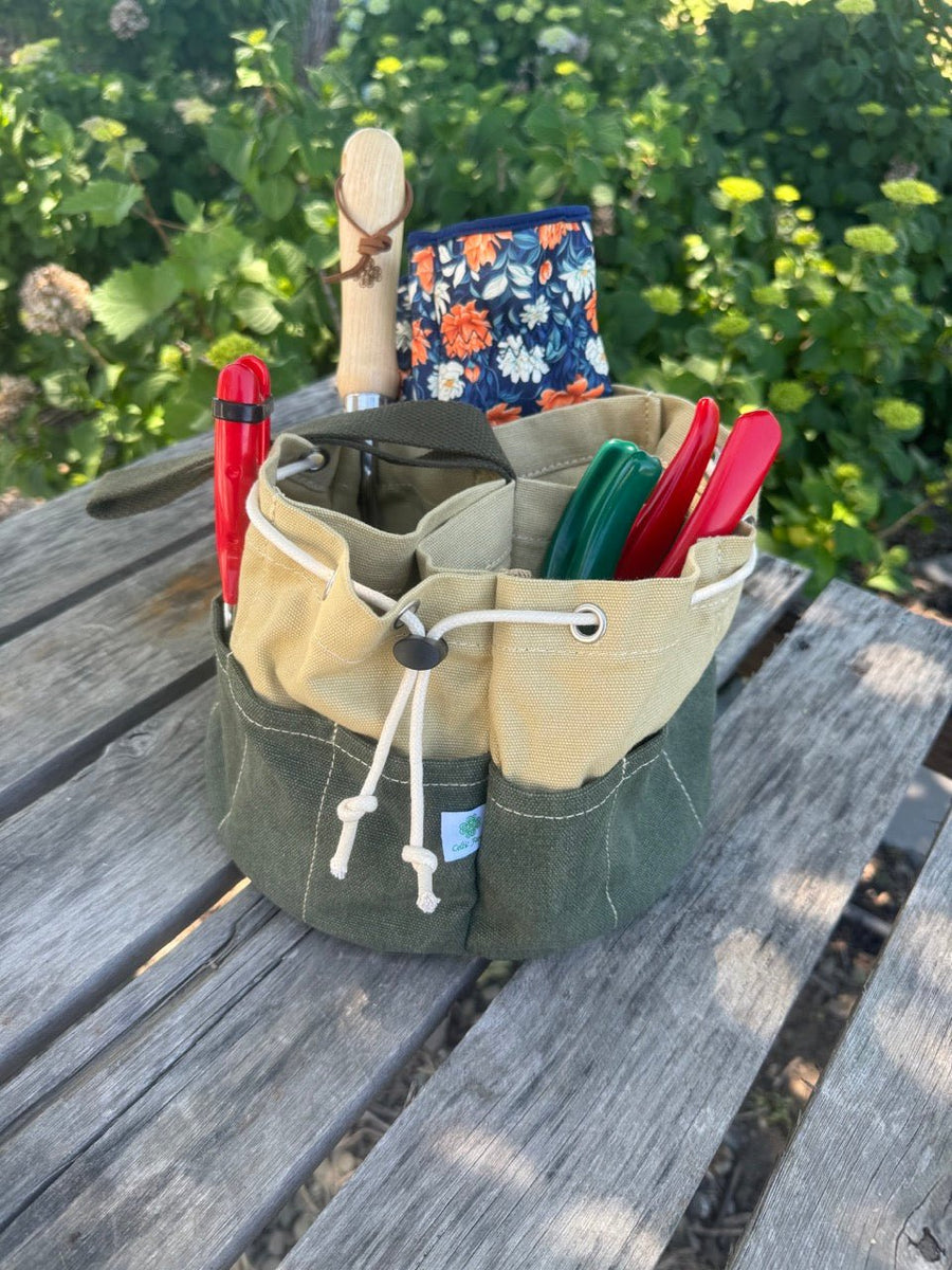 Garden Bucket Bag - Heavy Waxed Canvas – The Celtic Farm
