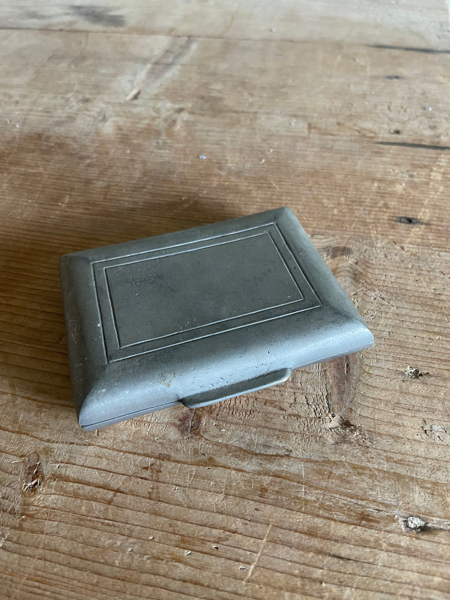 Vintage Pewter Portuguese Cigarette Case - FECIT VCM – The Celtic Farm