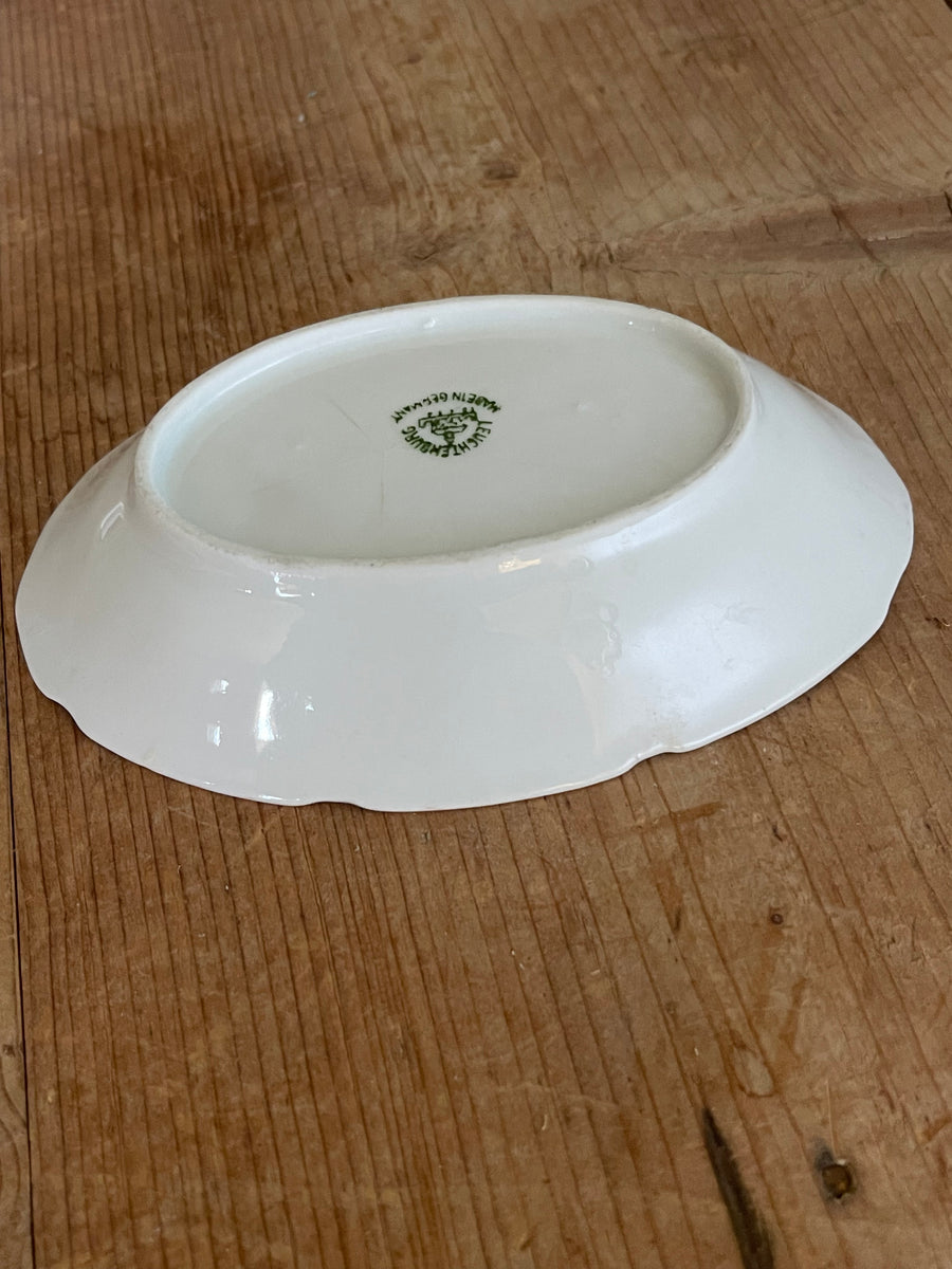 Vintage Bird and Bug Oval Dish (German) – The Celtic Farm