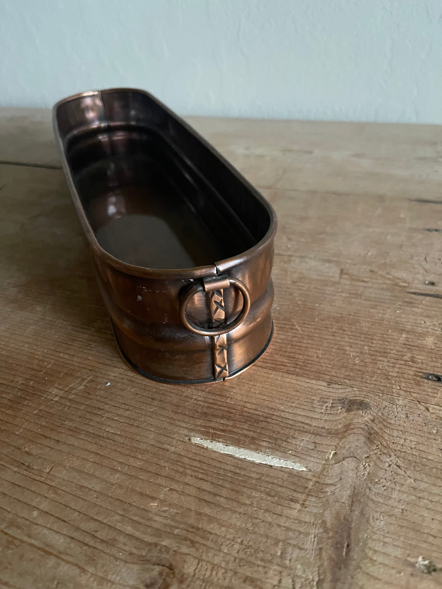 Oval Craftsman Copper Trough – The Celtic Farm